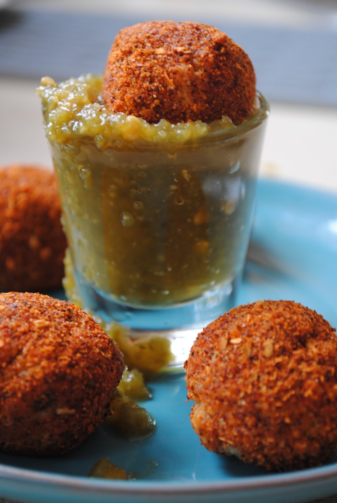 Foodette Reviews: Pumpkin Goat Cheese Cornbread Balls