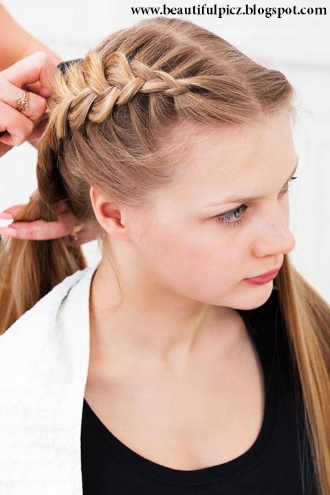Beautiful Hairstyle with Side Dutch Braid | Beautiful Pictures