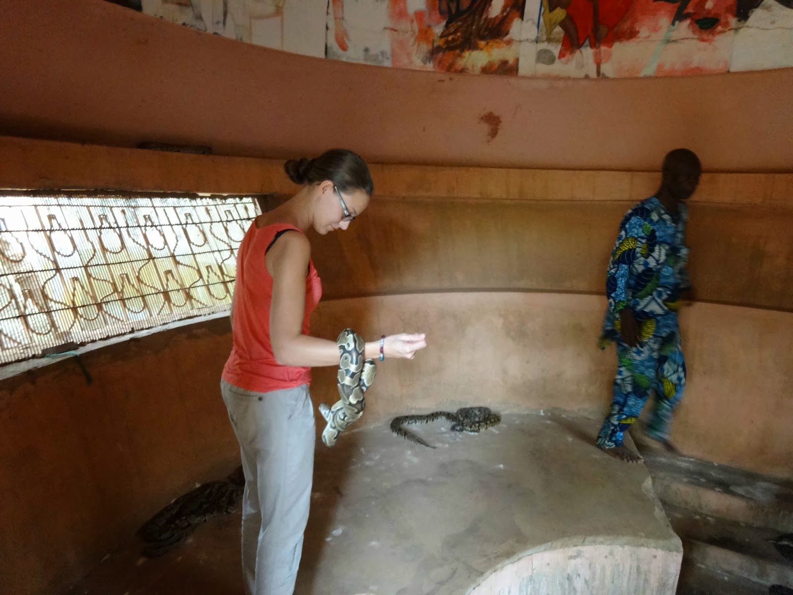 Temple des pythons : Tete à Cotonou