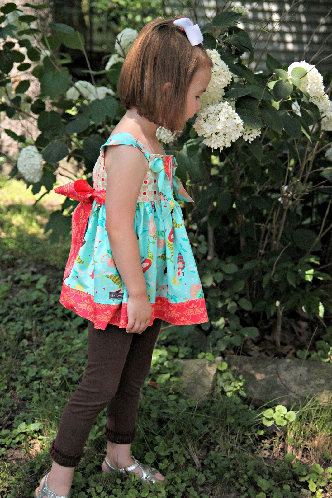 Matilda's Mermaid Birthday Outfit - The Cottage Mama