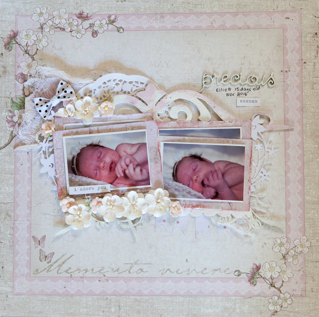 Creative Mayhem: Baby Girl layouts