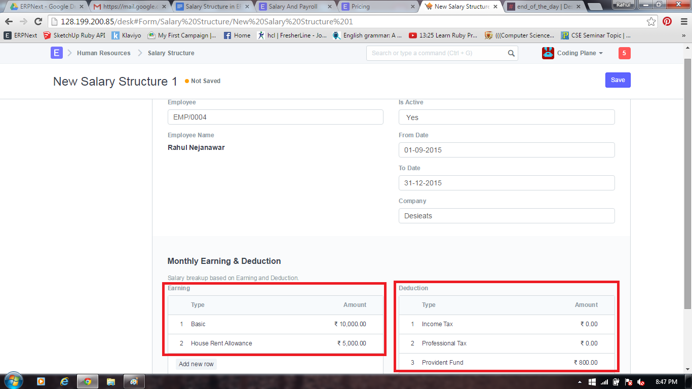 Learn ERPNext How To Create Salary Structure For Employee In ERPNext Learn ERPNext How To Create Salary Structure For Employee In ERPNext
