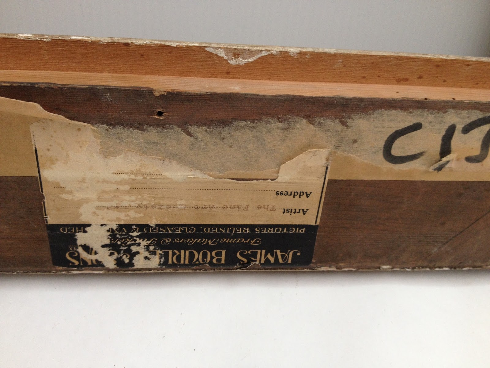 Antique Frame Sale: Repro Frame with Wash Finish