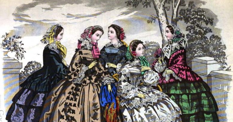 Two Nerdy History Girls: Fashions for June 1856