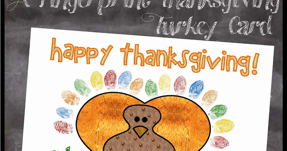HollysHome Family Life: A Fingerprint Thanksgiving Turkey Card ...