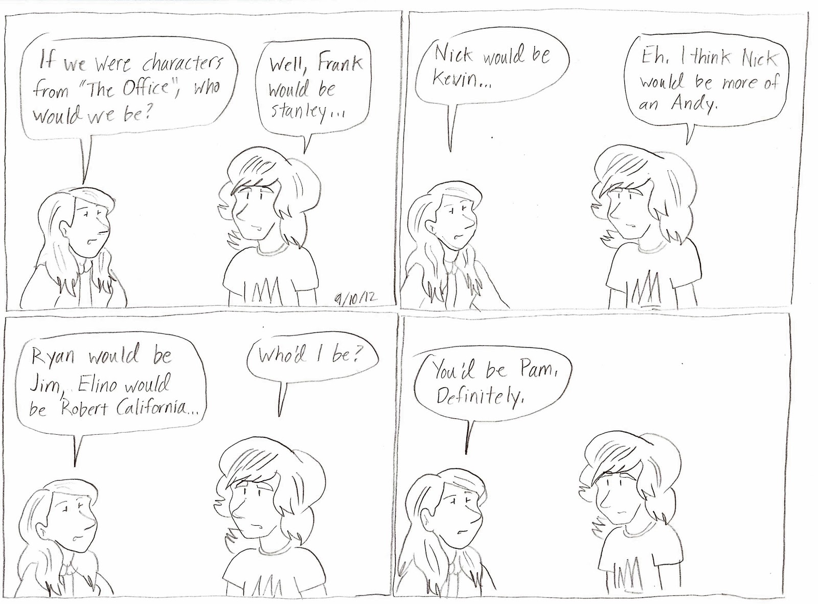 Sam's Comic Relief: Pam I Am