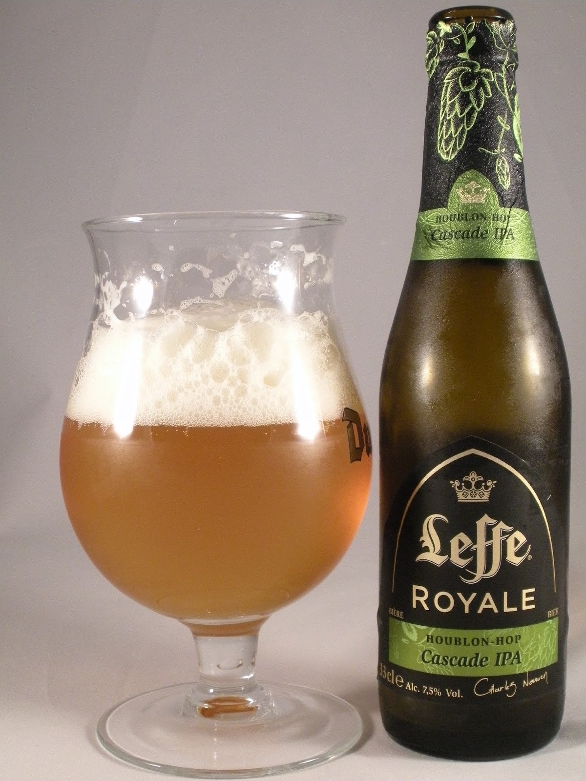 Degustacje - piwo, whisky i inne trunki: Leffe Royale Cascade IPA
