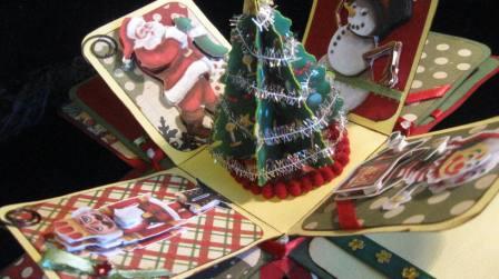 Kat's Scrap Box: Christmas Explosion Box