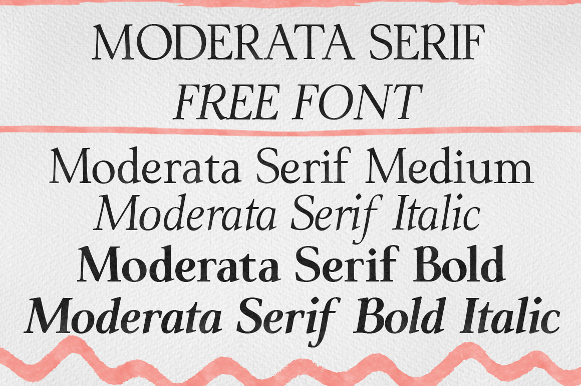 DLOLLEYS HELP: Moderata Serif Free Font