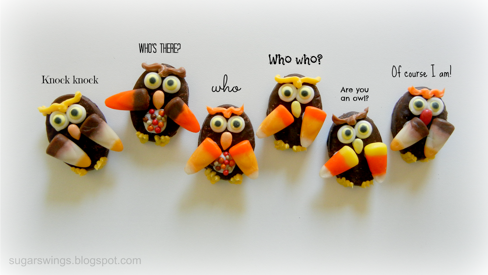 Sugar Swings! Serve Some: Simple Candy Owls