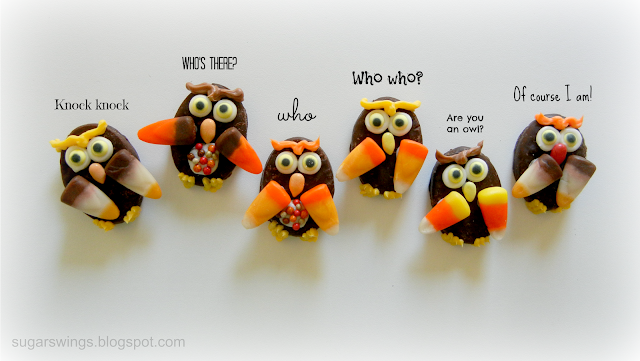 Sugar Swings! Serve Some: Simple Candy Owls