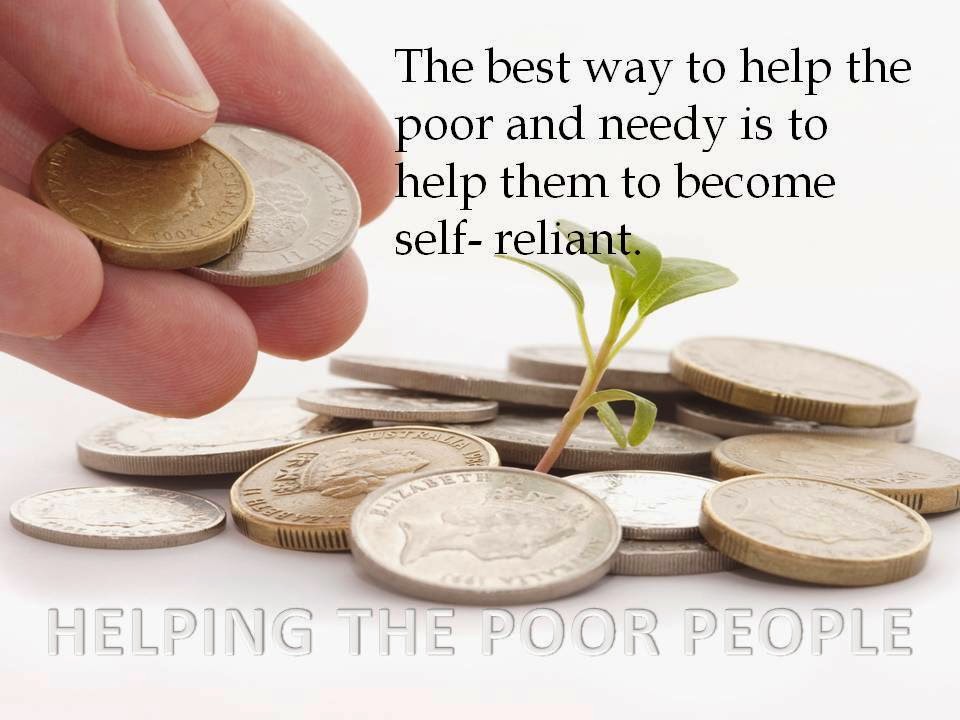 HELPING THE POOR PEOPLE