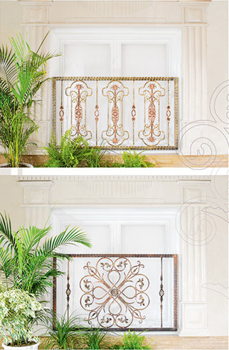 wrought iron for window fencing | ornamental wrought iron components