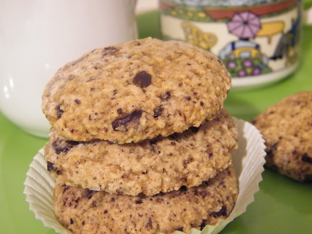 C'era una volta: Cookies di okara con gocce di cioccolato