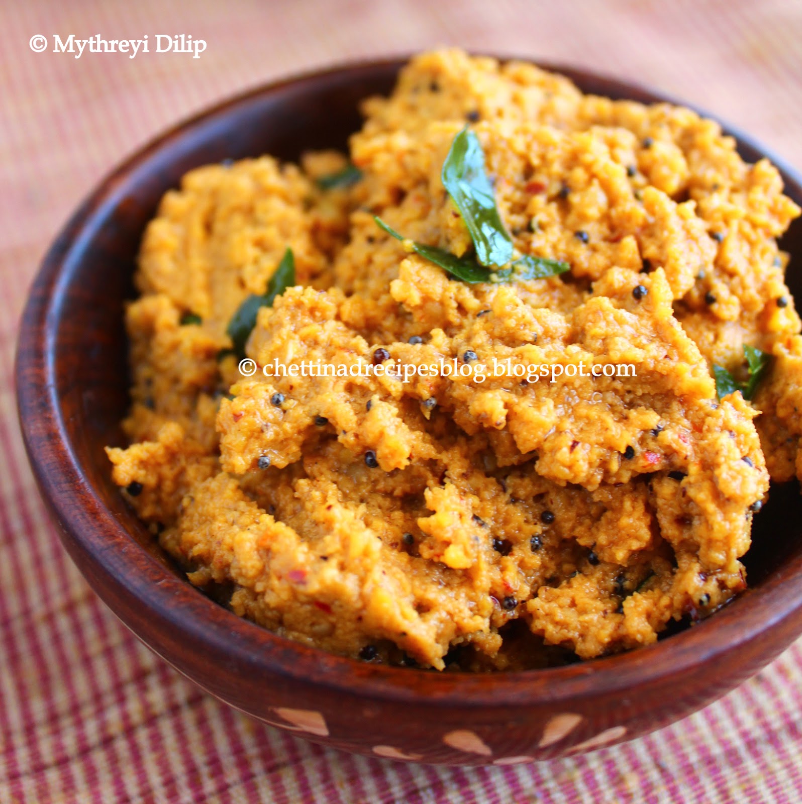 Chettinad Thengai Thuvayal - Coconut Thogayal - Chettinad Recipes