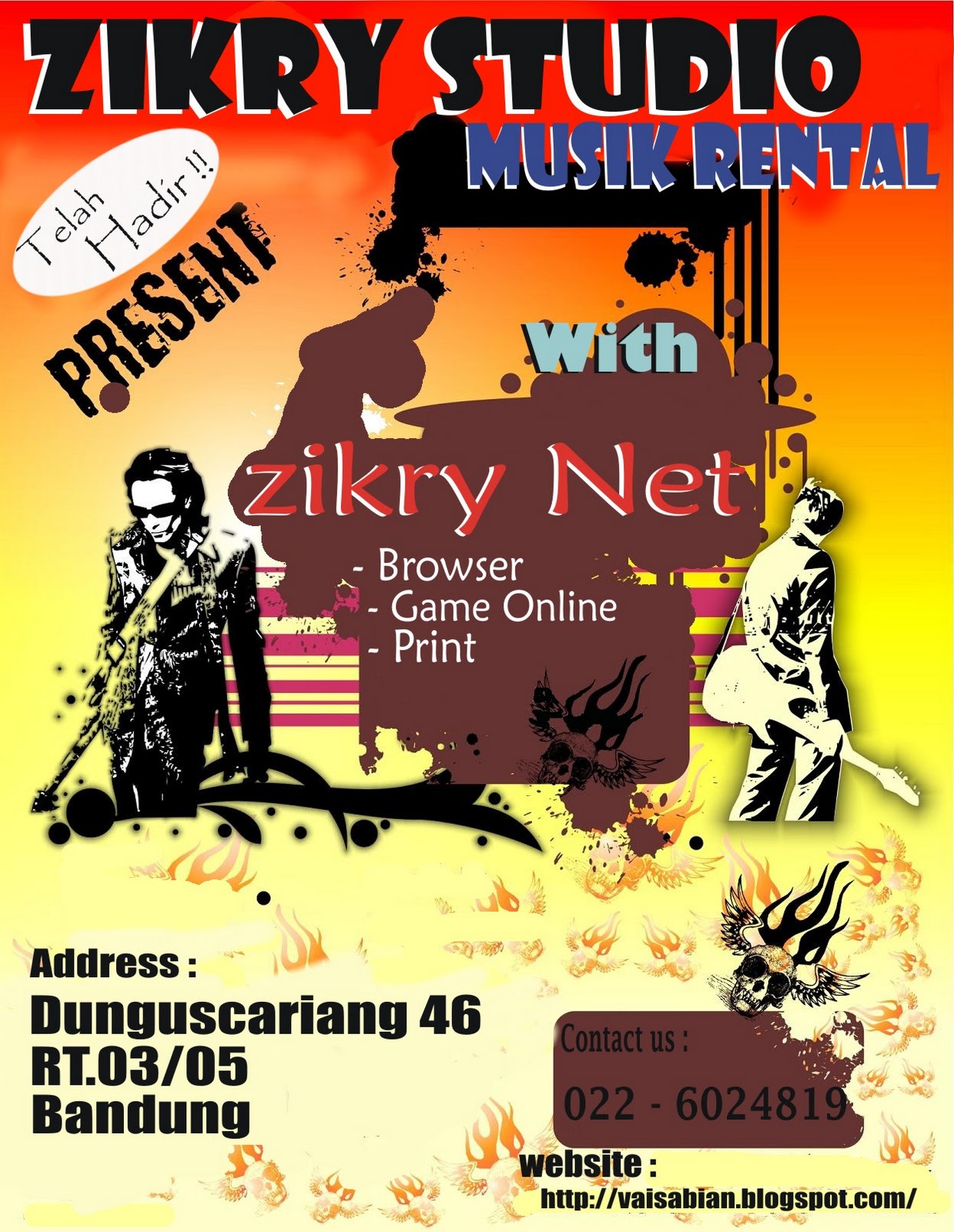 Vai Maxel: Zikry Musik Studio & Net Cafe