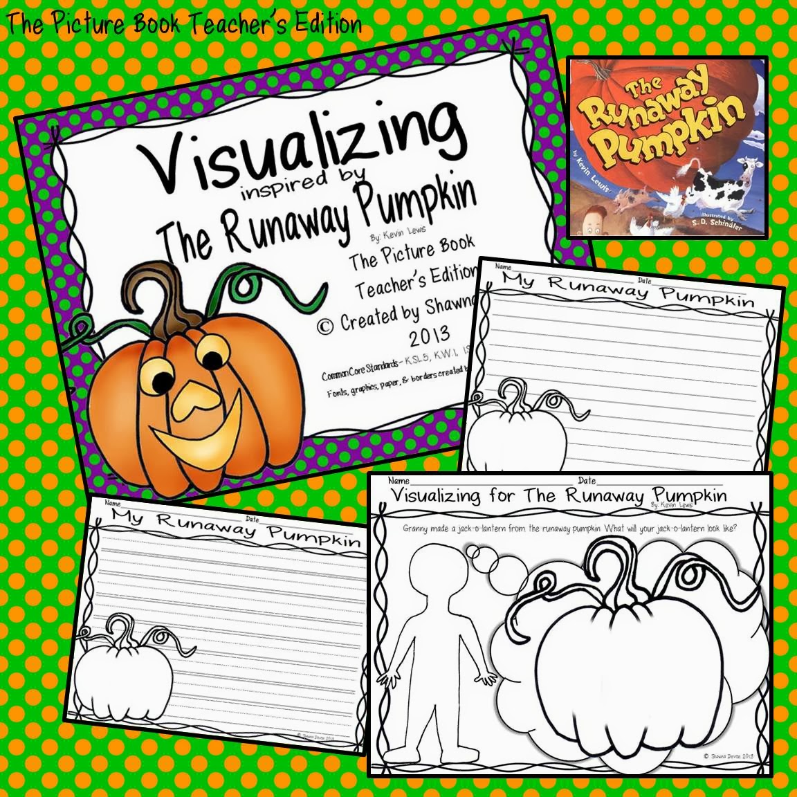 The Runaway Pumpkin by Kevin Lewis - Teaching Ideas | The Picture Book ...