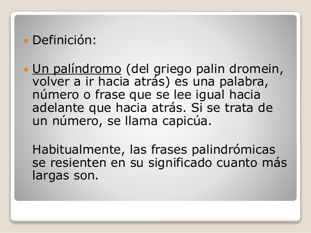 LOS 15 MEJORES PALÍNDROMOS DEL ESPAÑOL - EL CLUB DE LOS LIBROS PERDIDOS