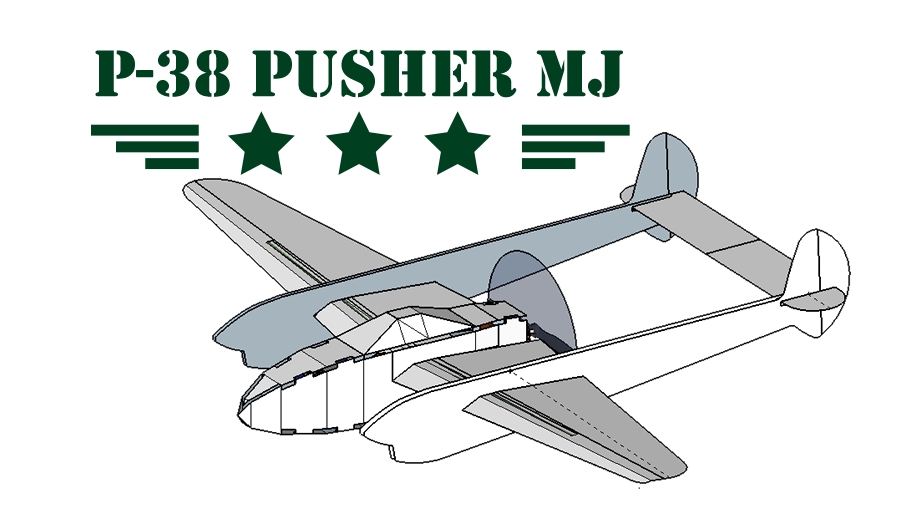 Mat Jey's Blog: P-38 Pusher MJ - Another type of pusher airplane