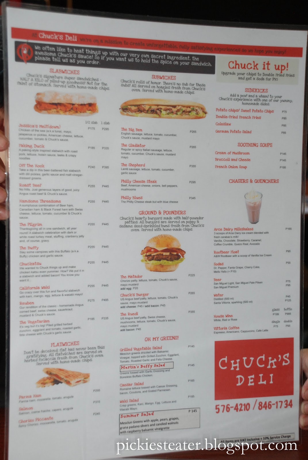 THE PICKIEST EATER IN THE WORLD: A CHUCKIN' GOOD TIME AT CHUCK'S DELI!