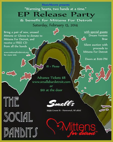 Hip In Detroit: Mittens For Detroit Benefit at Small's!