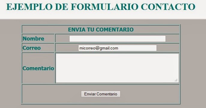 Formulario de Contacto HTML, JavaScrip y CSS - Desarrollo de Sitios Web: HTML, CSS, JavaScript y PHP