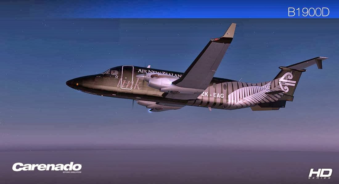 AirDailyX: First Carenado B1900D Night Cockpit Shots!