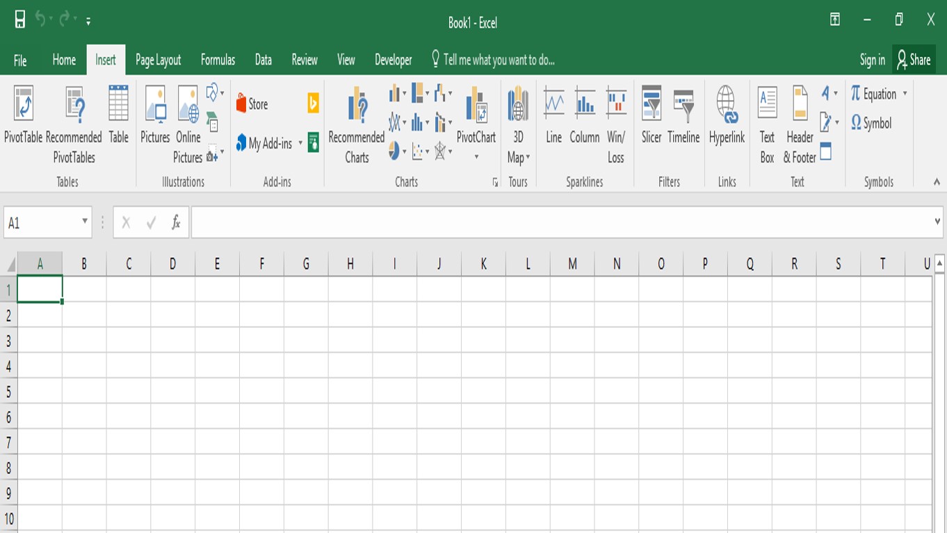 Microsoft Office Excel: Mengaktifkan Menu-menu Pada Microsoft Excel