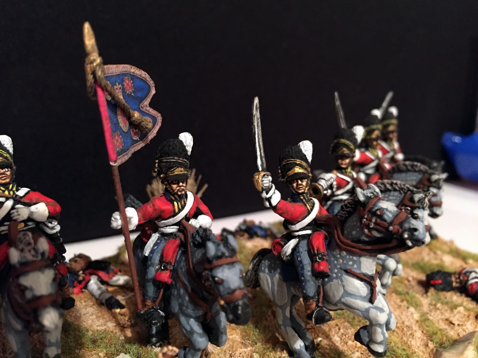 The Queens Shilling : 28mm Napoleonic - Royal Scots Greys - Waterloo 1815