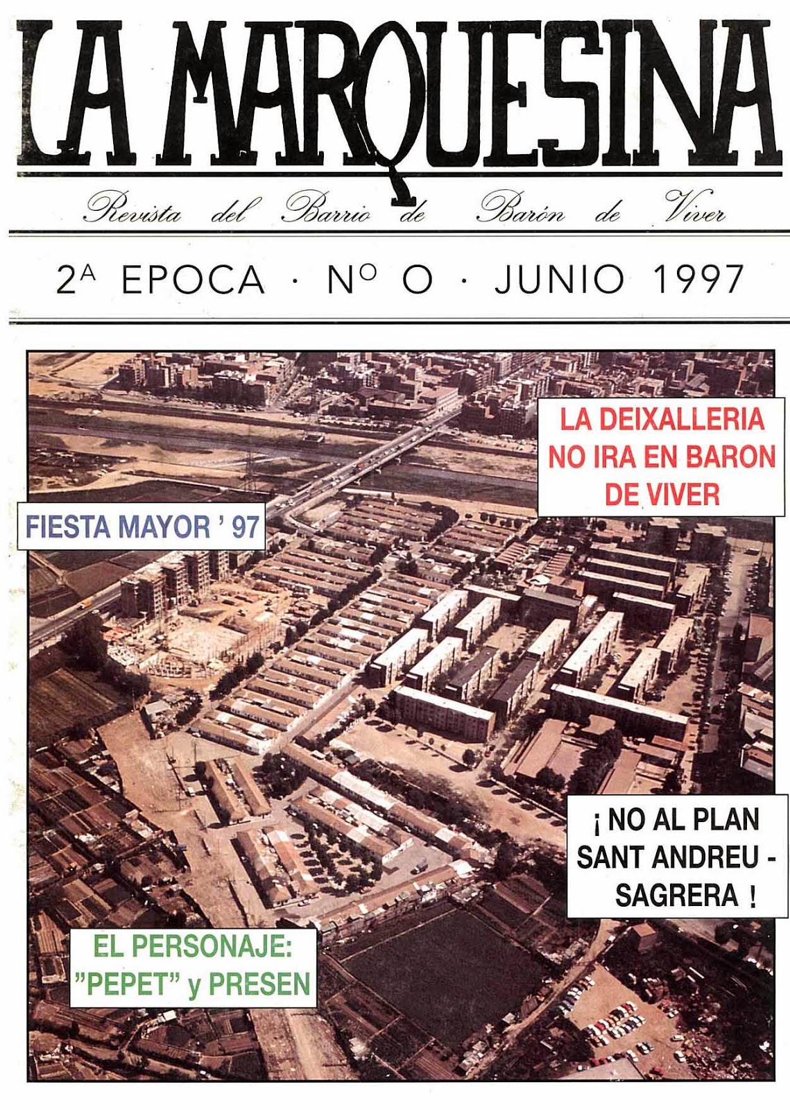 La Marquesina - Revista del Barri - Baro de Viver: Fechas de publicación