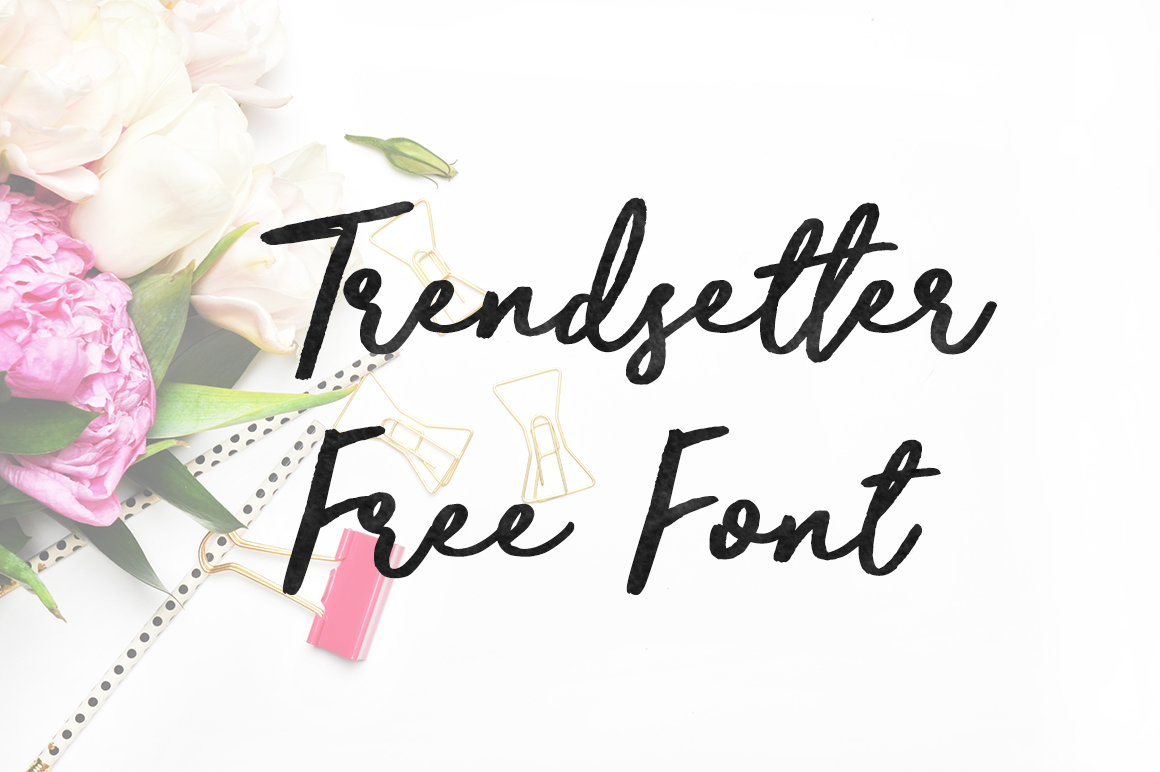 DLOLLEYS HELP: Trendsetter Free Font