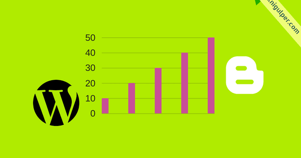 WordPress Vs. Blogger Comparison Chart - 2018 - Knigulper