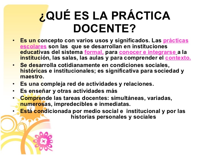 OBSERVACION Y PRACTICA: Prácticas Profesionales Educativas