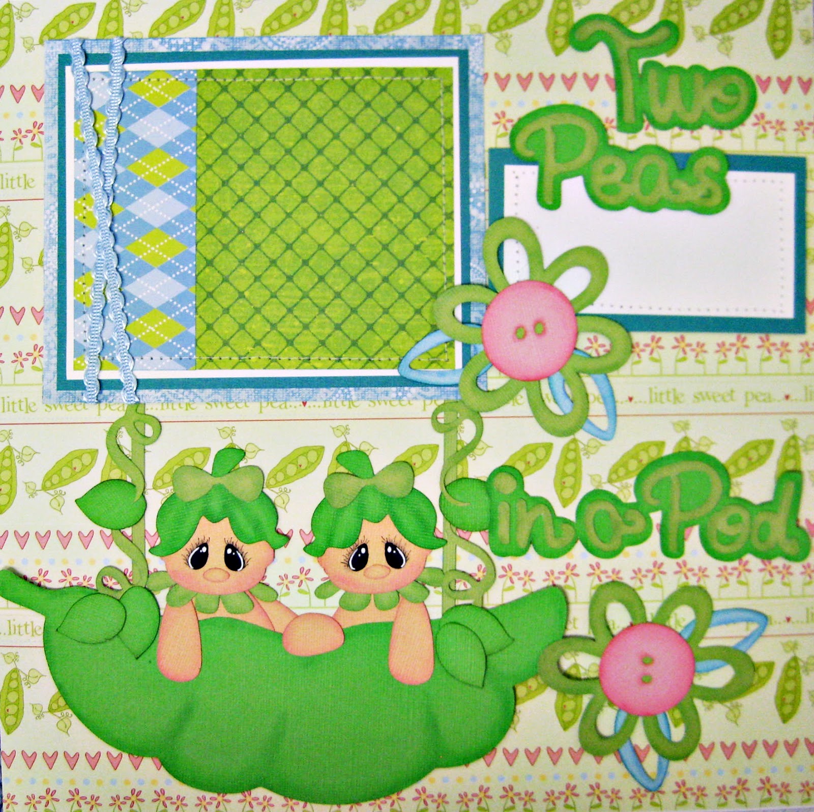 Designs by Crafty1mommy: Two Peas in a Pod