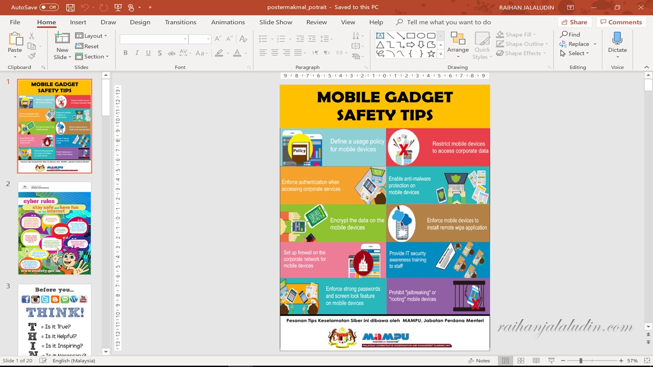 Carta & Poster Untuk Makmal Komputer - Raihan Jalaludin's Blog