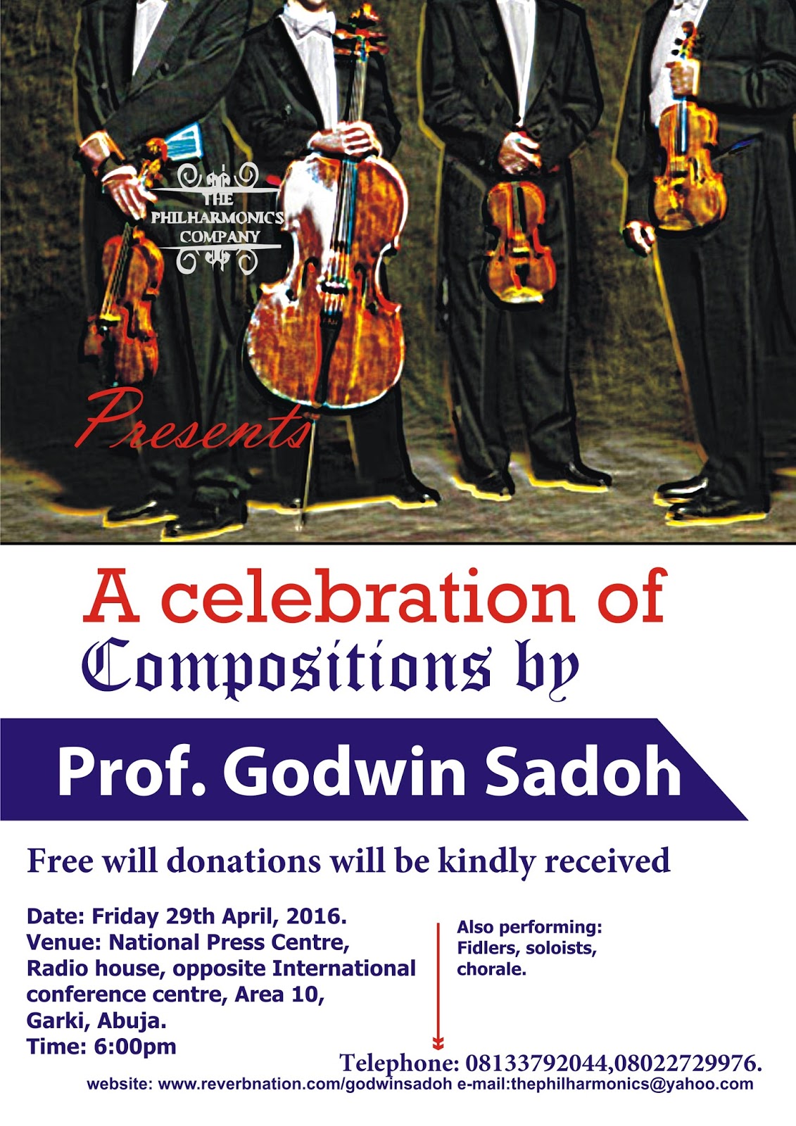 AfriClassical: Philharmonics Company Nigeria: Free Celebration of Prof ...