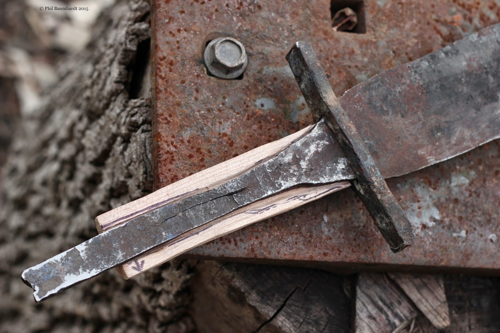 Blackheart Forge: Homemade Viking Sword- Grip (Work in Progress)