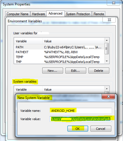 Set the Path for Android SDK | Automation Home