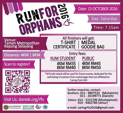 Penonton: CARING Run for Orphans 2016