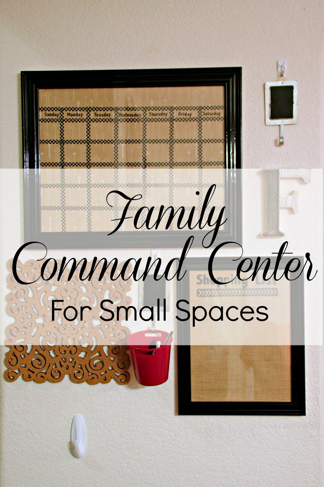 Family Command Center for a Small Space - We Got The Funk