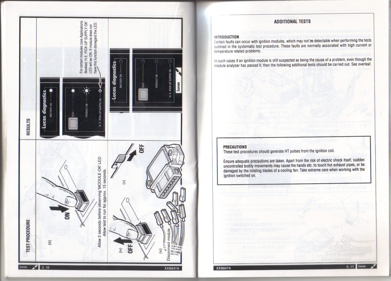 Lotus Excel Restoration: Lucas YXB135 ignition (igniter) module tester