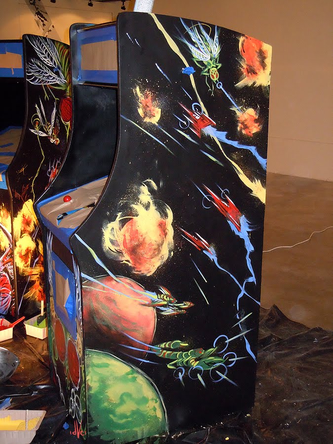 Dave Crosland's "On The Slate": Custom Galaga Arcade Machines!