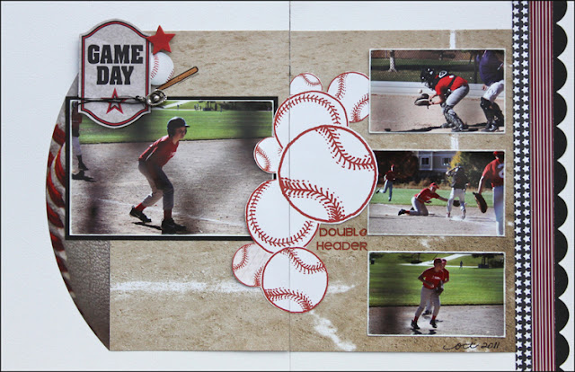 Scrappin' Sports & More: Game Day - Pagemaps sketch!