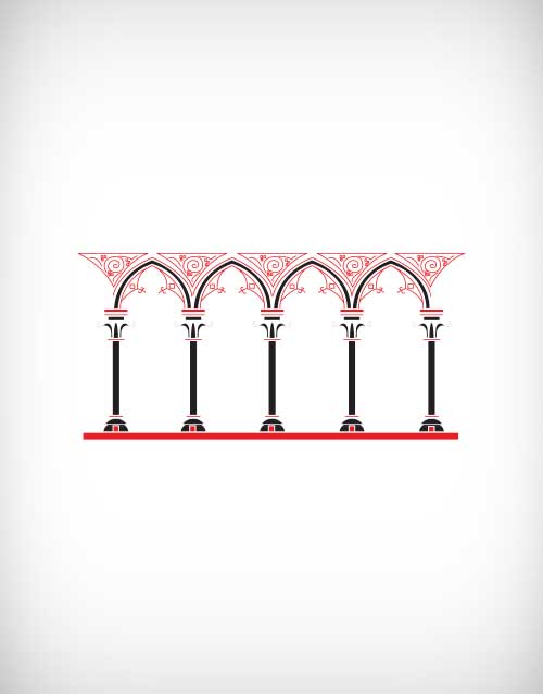 Islamic Architecture Arches Vector