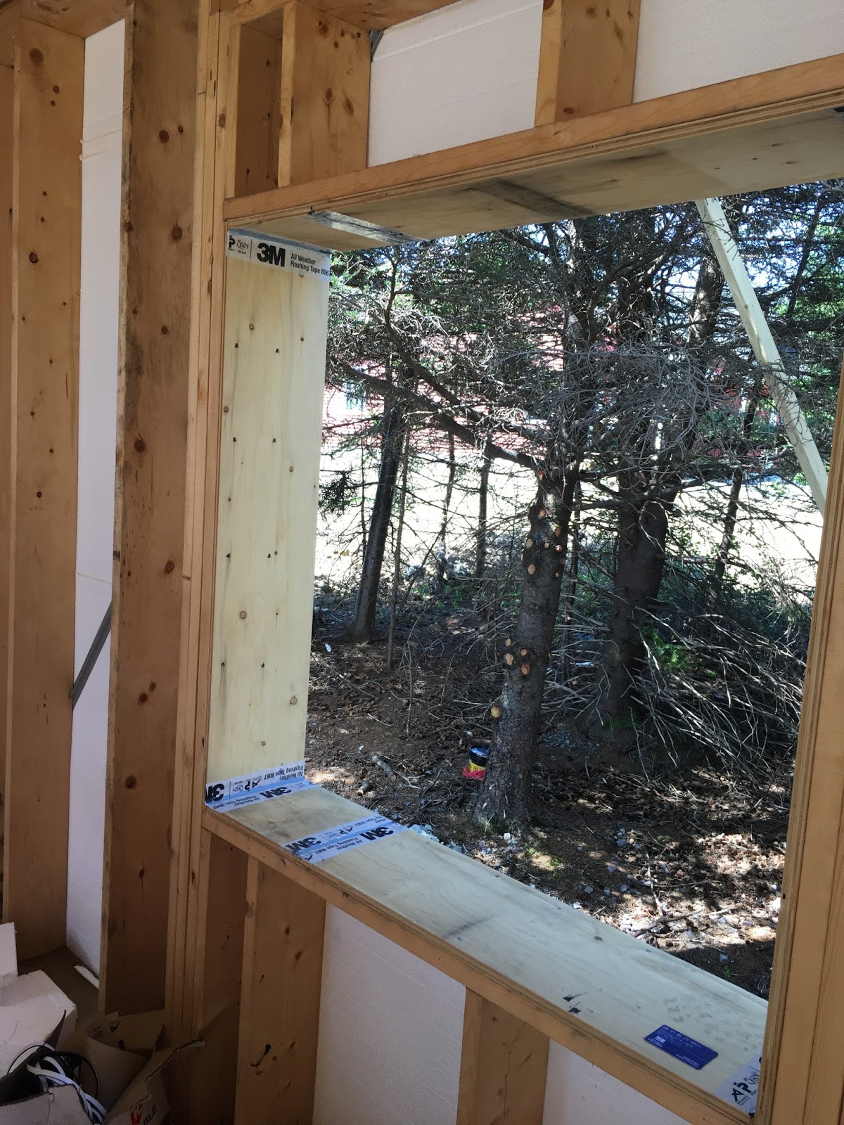 Building the Air Tight Barrier: Window Bucks.