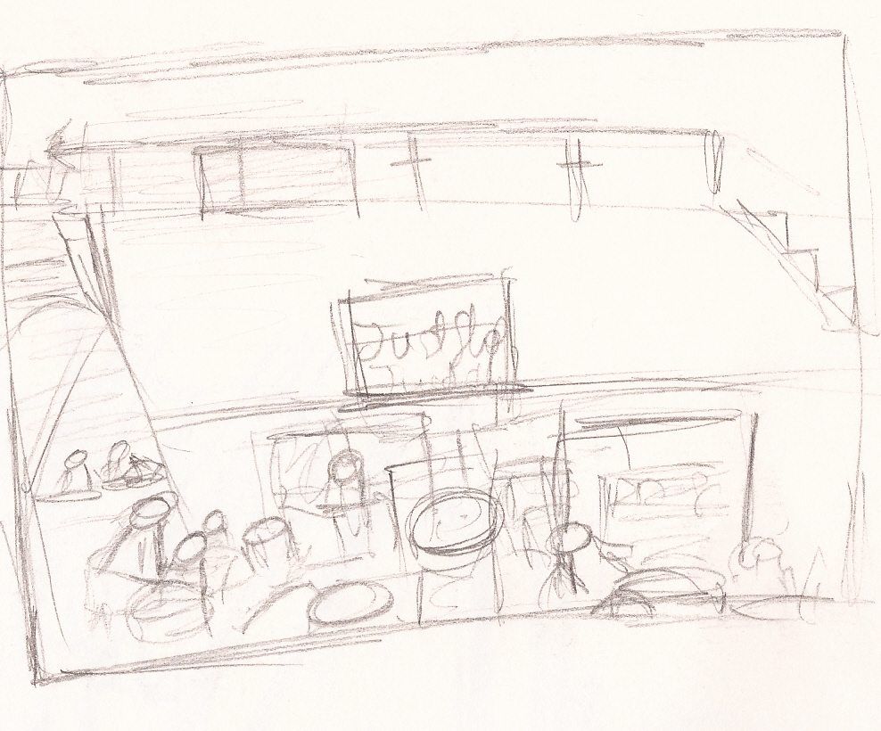 Observational Drawing Blog: Rough observational drawings