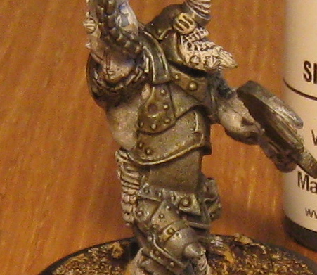 Kevin's Miniatures & Hobby Table: Tutorial: Weathering Metal Armor