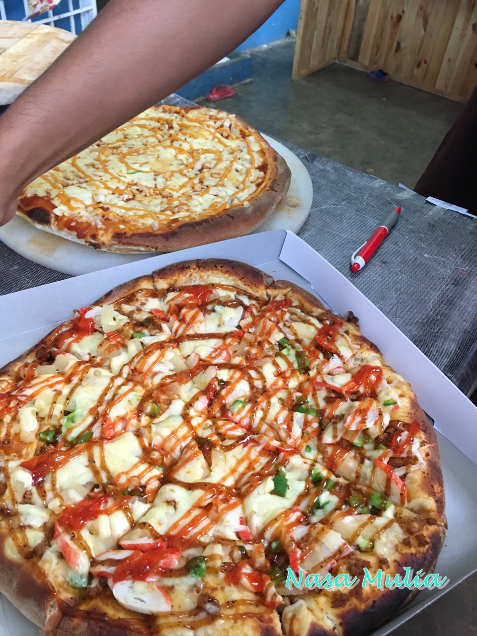 warna warni hidupku..............: Lao Mandre: Anak Dol Pizza - Pizza ...