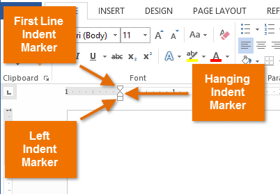 Difference Between a Tab and Left-Line Indent
