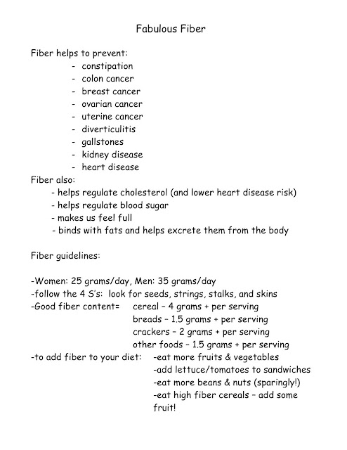 [10/26/11] Wednesday Wellness: Fiber | These Changing Seasons